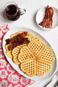 Waffles with Bacon & Maple Syrup – Eat, Little Bird