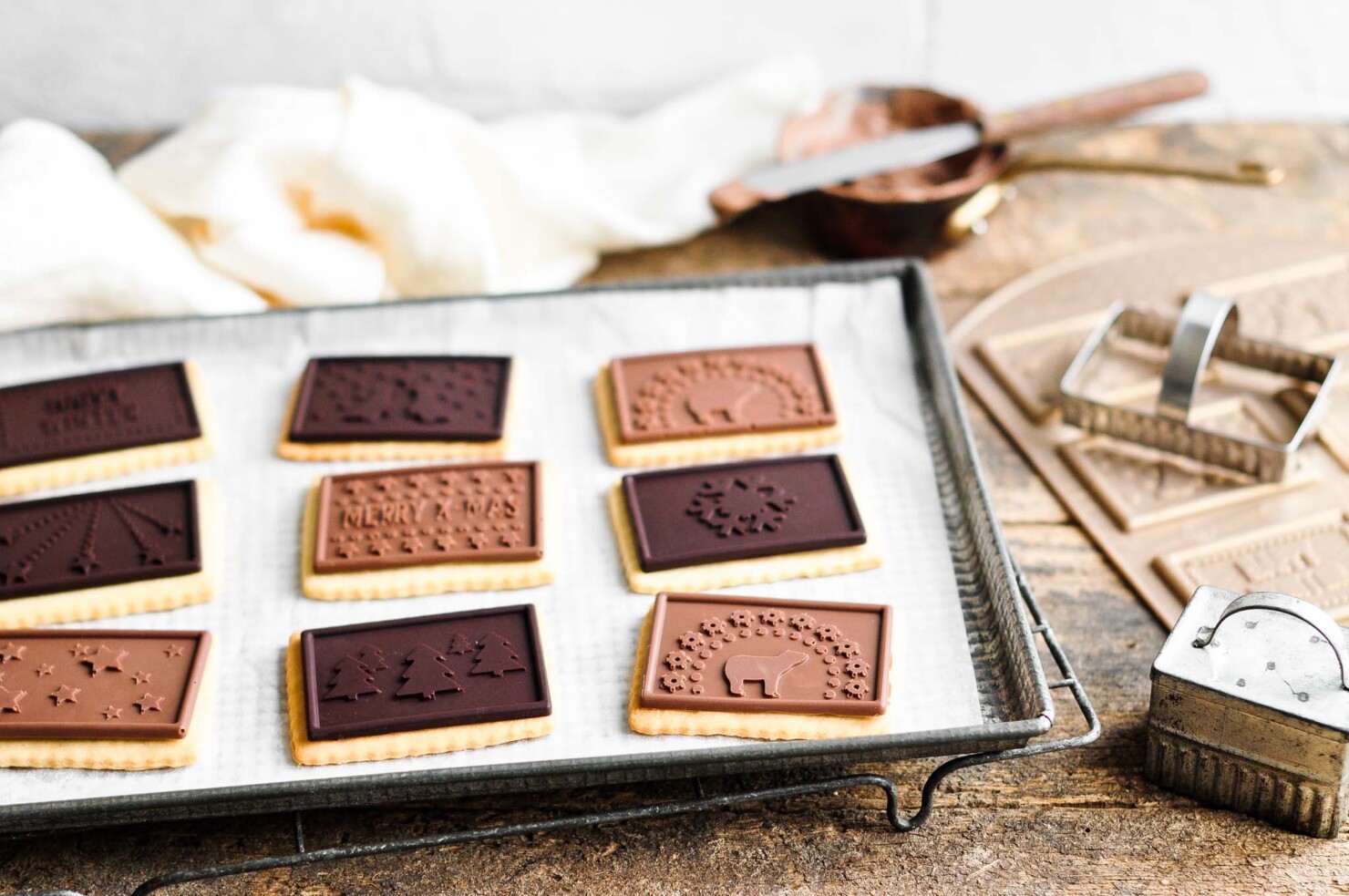 French Cookies with Chocolate (Pétit Écolier) – Eat, Little Bird