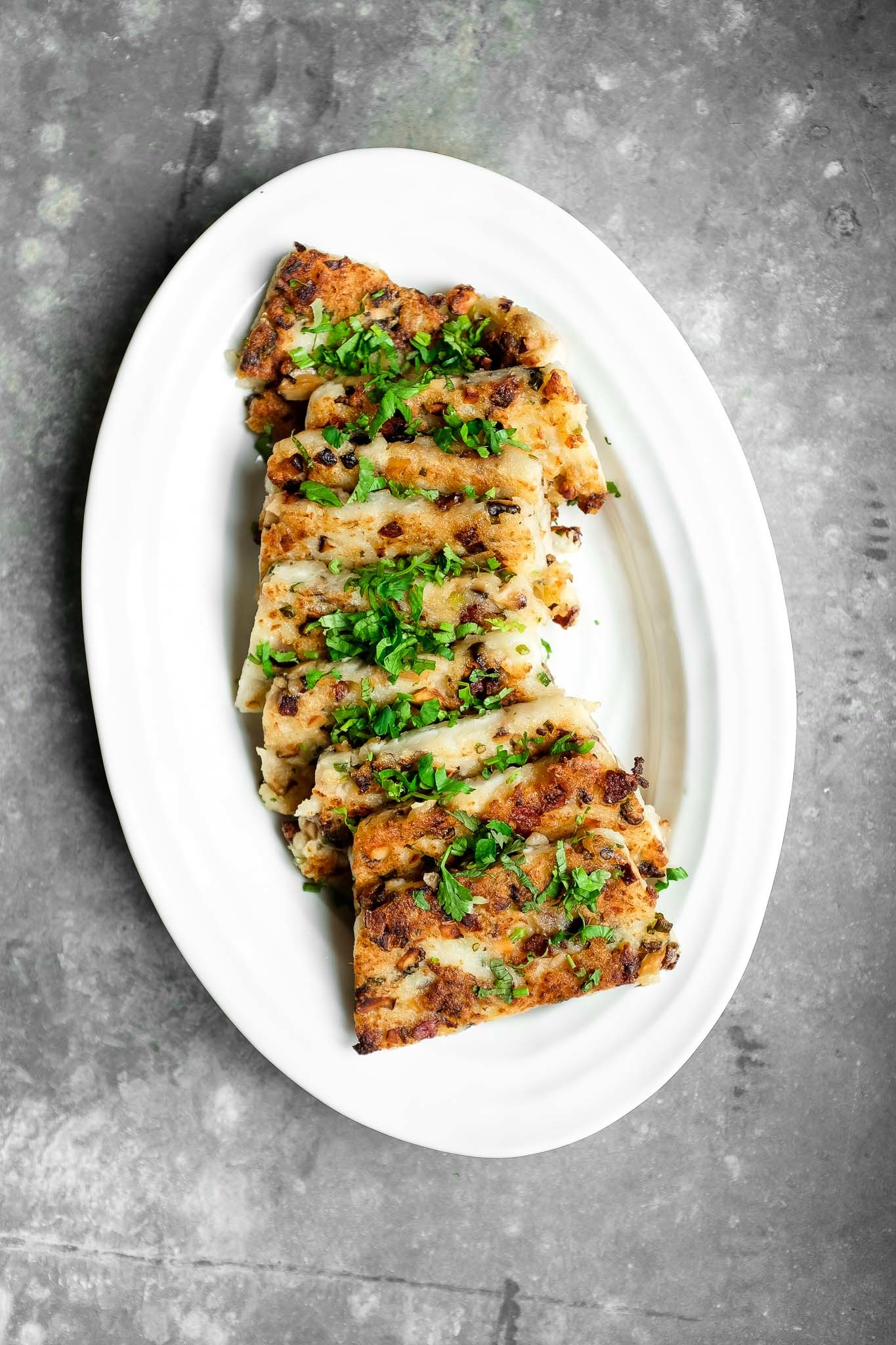 Chinese Turnip Cake with step-by-step photos | Eat, Little Bird