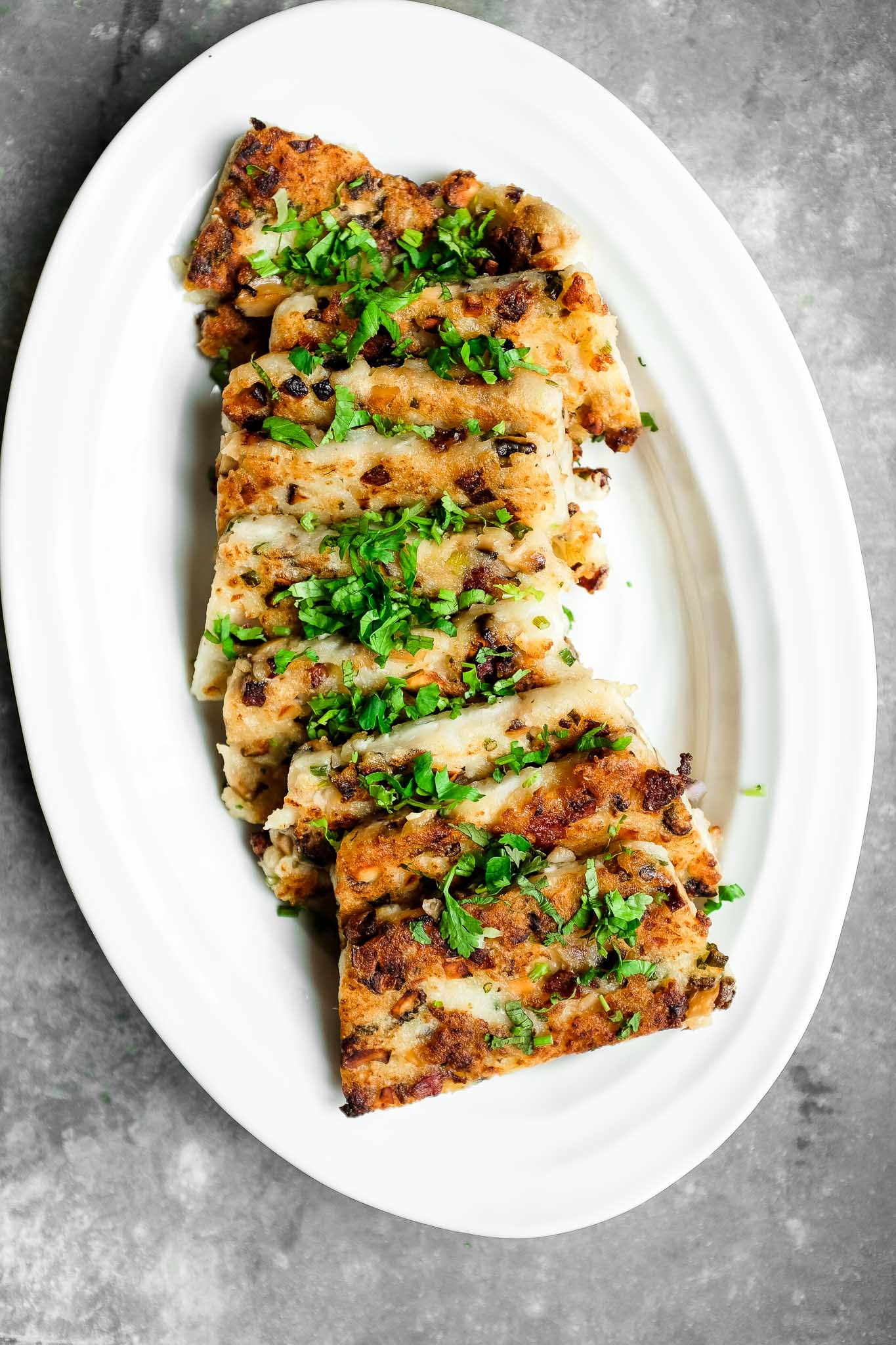 Chinese Turnip Cake with step-by-step photos | Eat, Little Bird