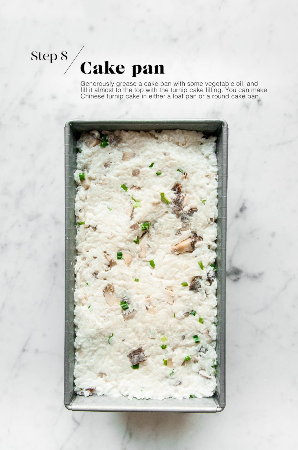 Chinese Turnip Cake with step-by-step photos | Eat, Little Bird