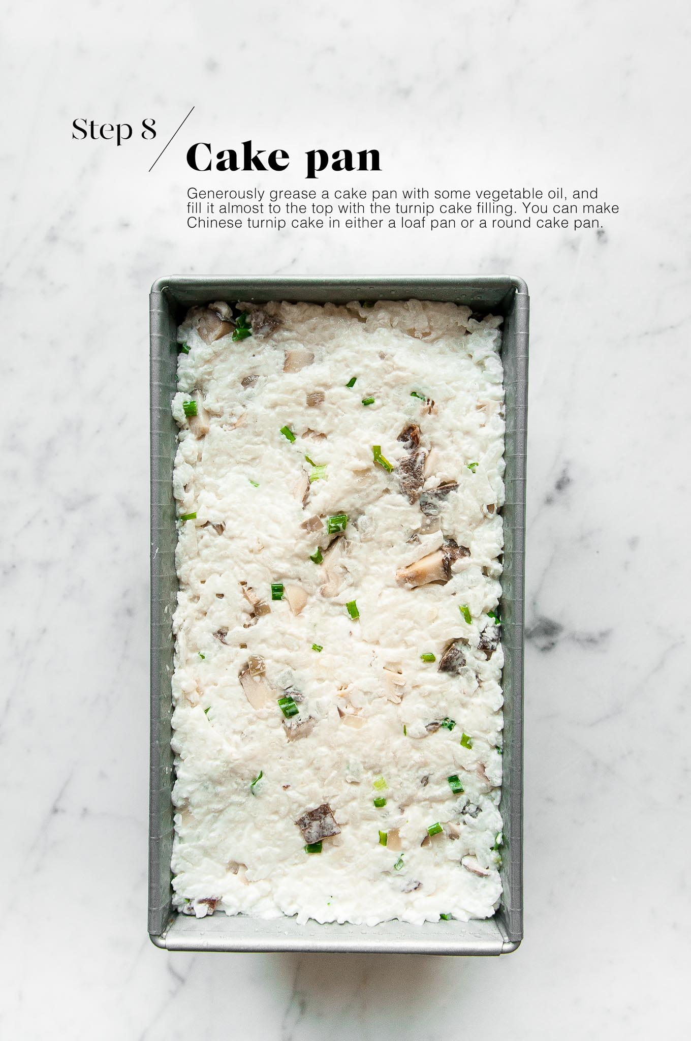 Chinese Turnip Cake with step-by-step photos | Eat, Little Bird