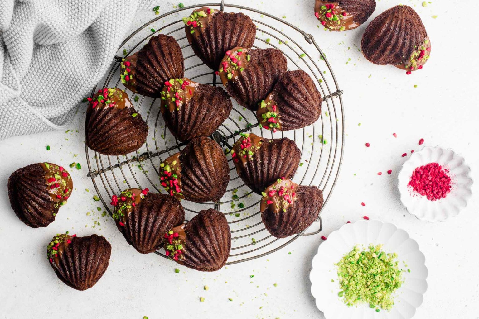 Chocolate Madeleines with step-by-step photos | Eat, Little Bird