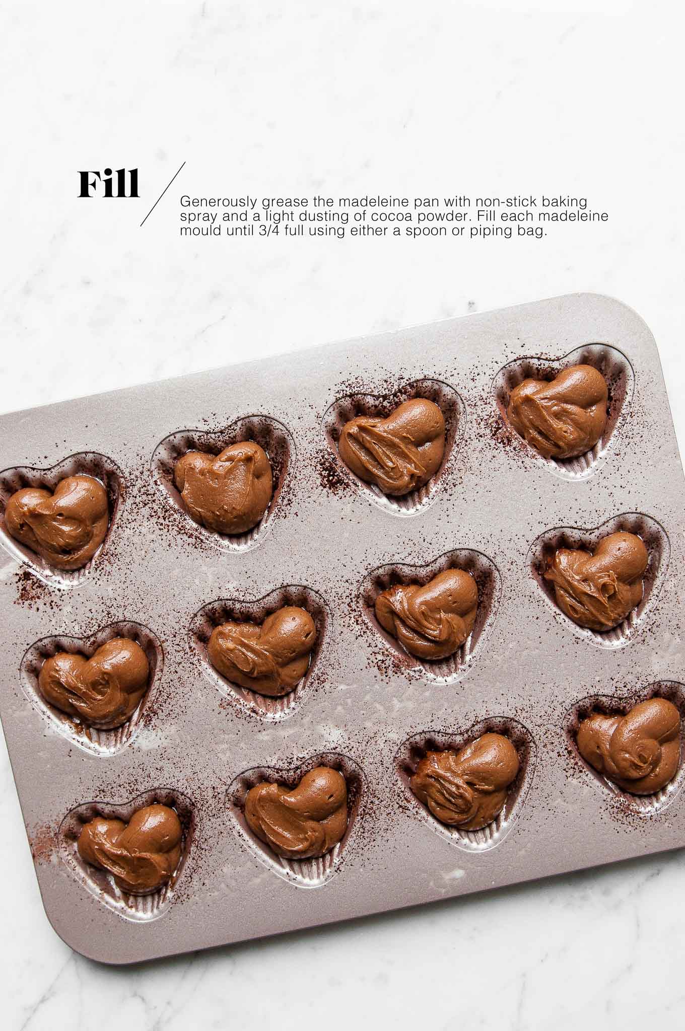Chocolate Madeleines with step-by-step photos | Eat, Little Bird