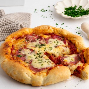 Deep Dish Pizza recipe with step-by-step photos | Eat, Little Bird