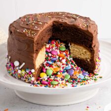 Piñata Cake recipe with step-by-step photos | Eat, Little Bird