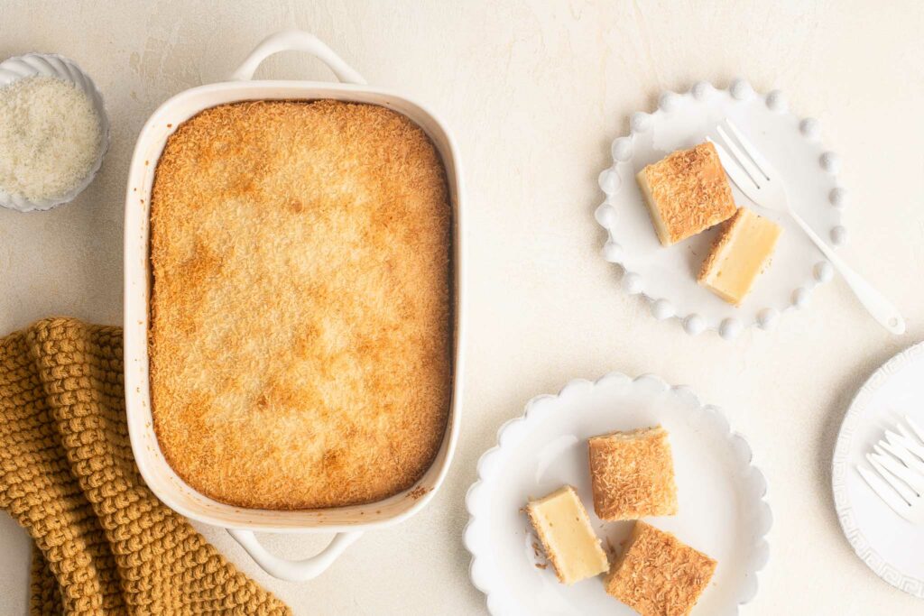 Butter Mochi Cake with step-by-step photos | Eat, Little Bird