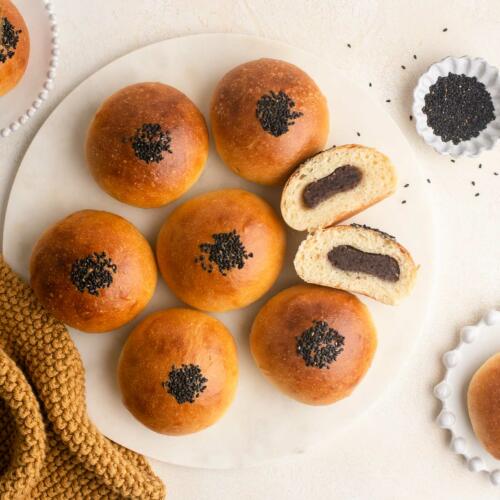 Japanese Red Bean Buns (Anpan) with step-by-step photos | Eat, Little Bird