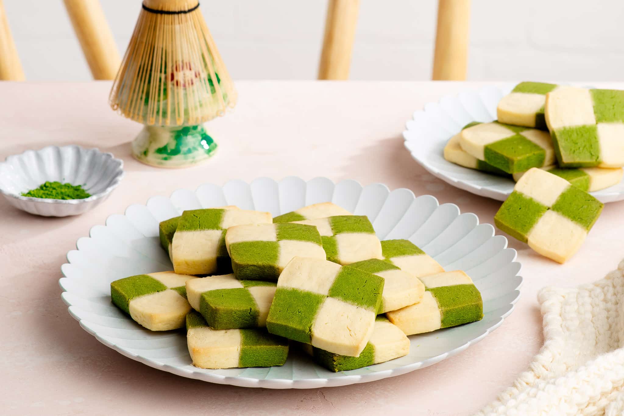 Matcha Checkerboard Cookies with step-by-step photos | Eat, Little Bird