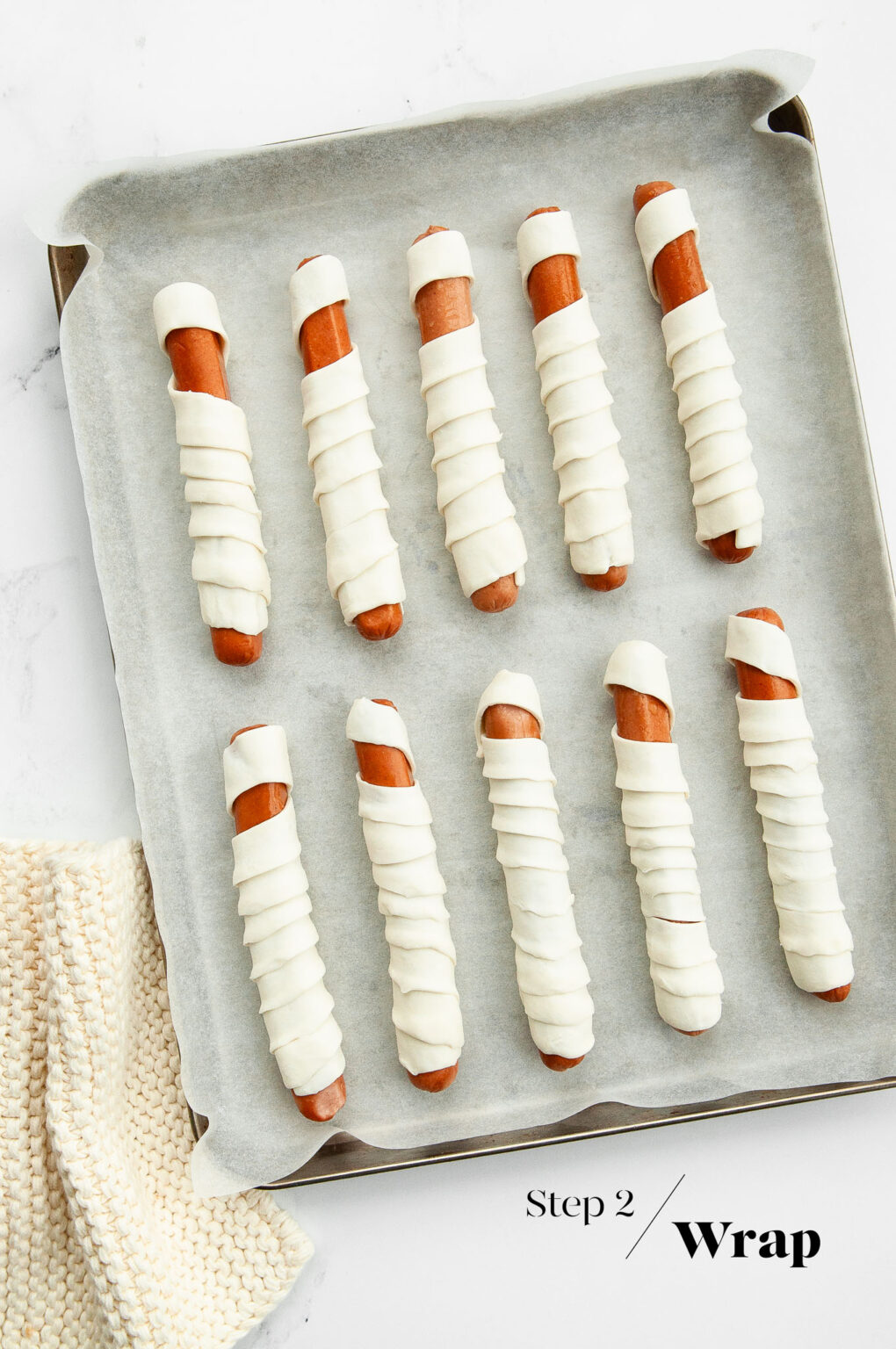 Hot Dog Mummies with step-by-step photos | Eat, Little Bird