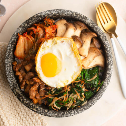 Bibimbap with step-by-step photos | Eat, Little Bird