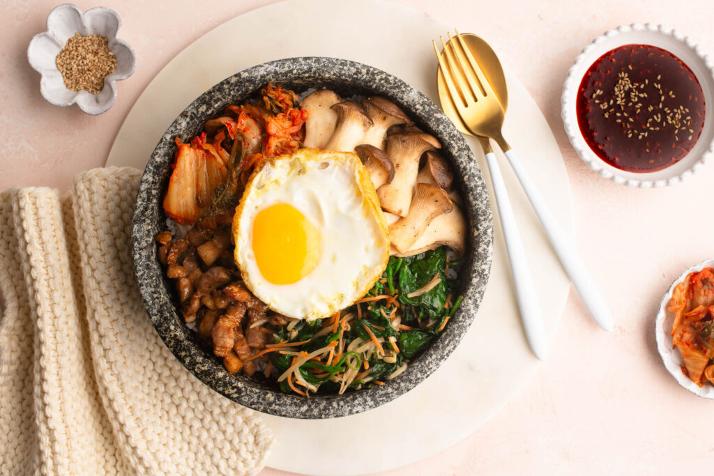Bibimbap with step-by-step photos | Eat, Little Bird