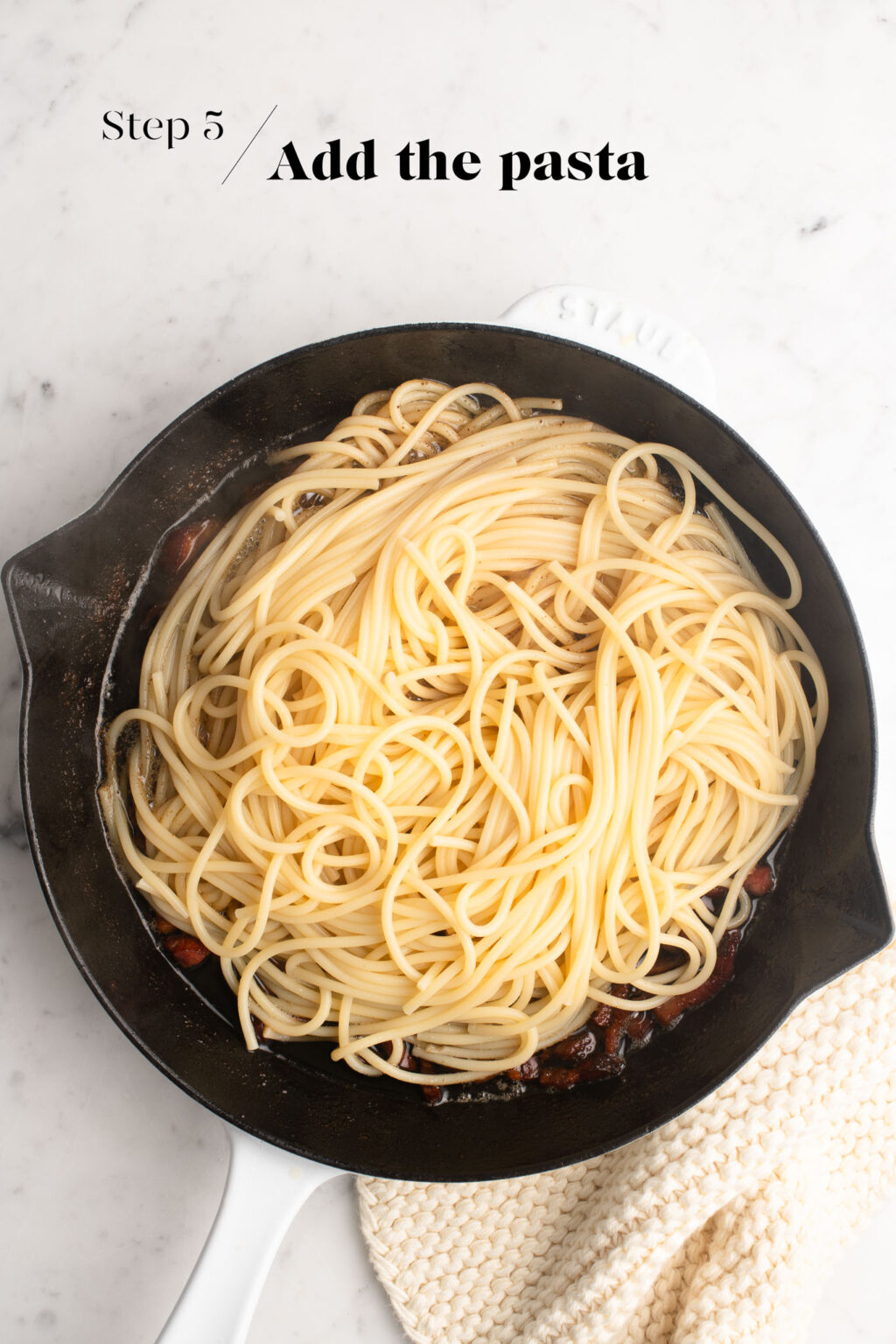 Spaghetti Carbonara with step-by-step photos | Eat, Little Bird
