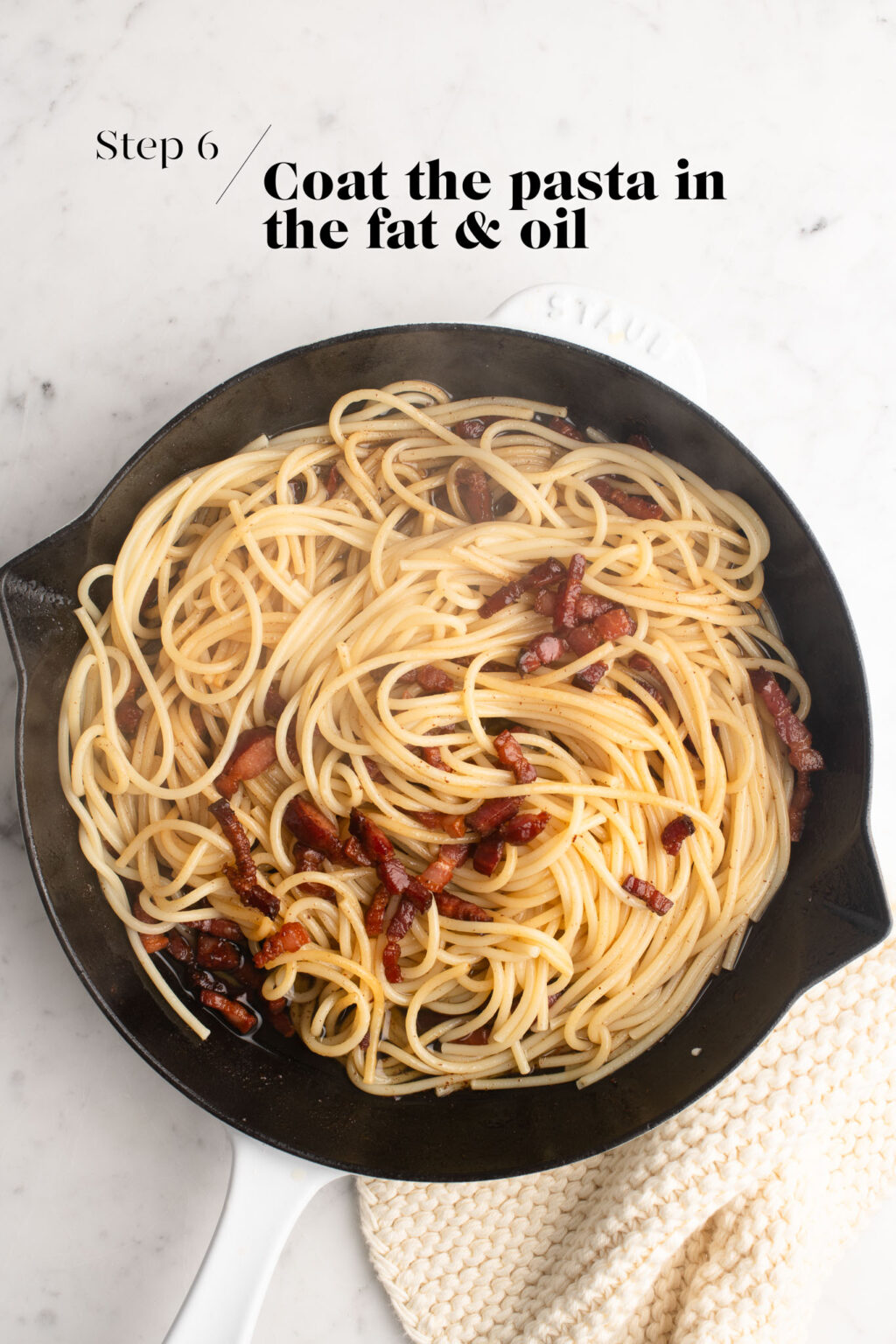 Spaghetti Carbonara with step-by-step photos | Eat, Little Bird