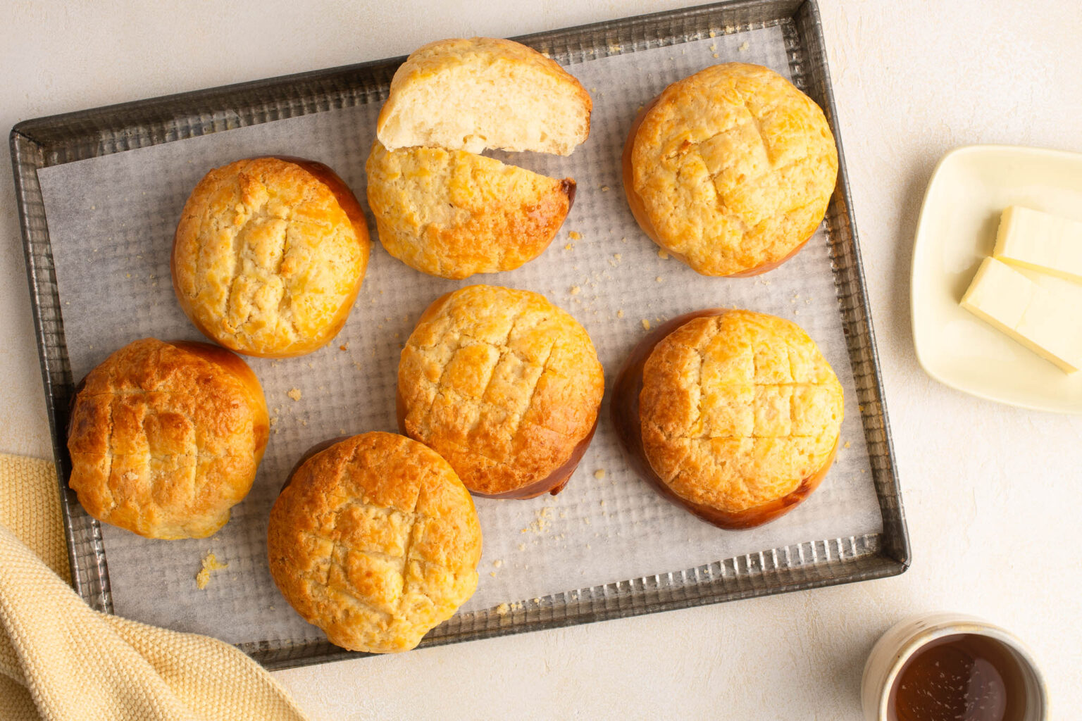 Pineapple Buns with step-by-step photos | Eat, Little Bird