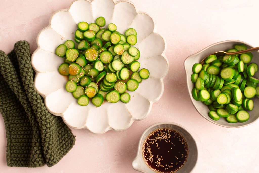 Asian Cucumber Salad with step-by-step photos | Eat, Little Bird
