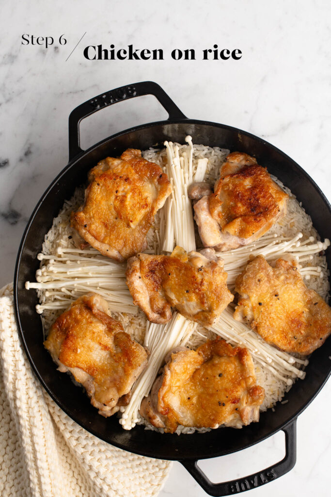 One Pan Chicken and Rice with step-by-step photos | Eat, Little Bird